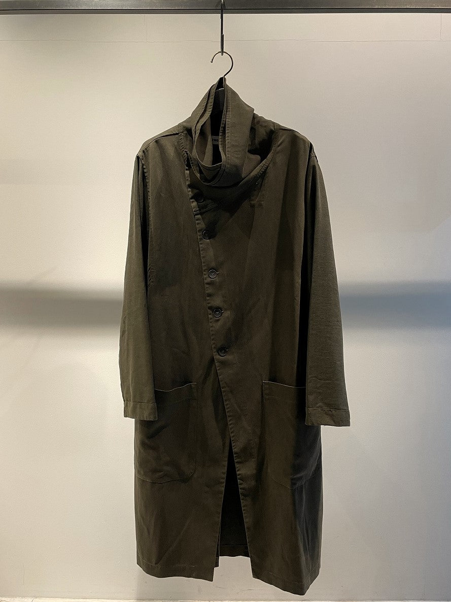 SYNGMAN CUCALA / ASYMMETRIC OVER COAT / HAZEL – Inefficient